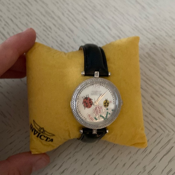 Invicta | Accessories | Invicta Lady Bug Leather Watch | Poshmark